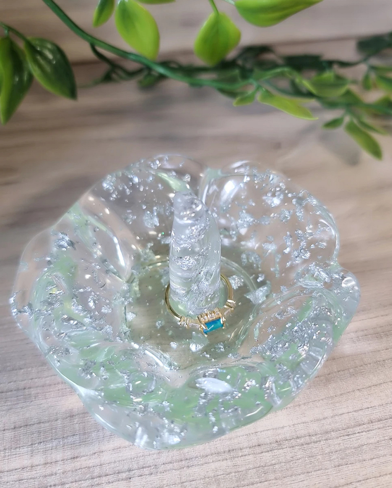 Silver Flake Ring Tray - Open Window Crafts